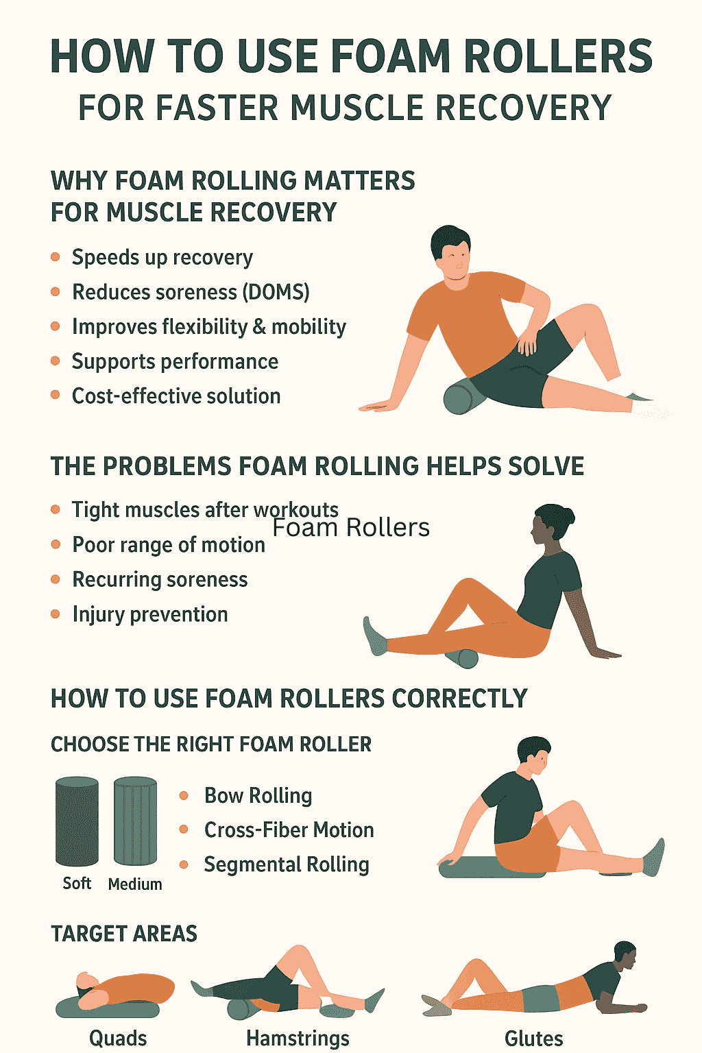 How to Use Foam Rollers for Faster Muscle Recovery